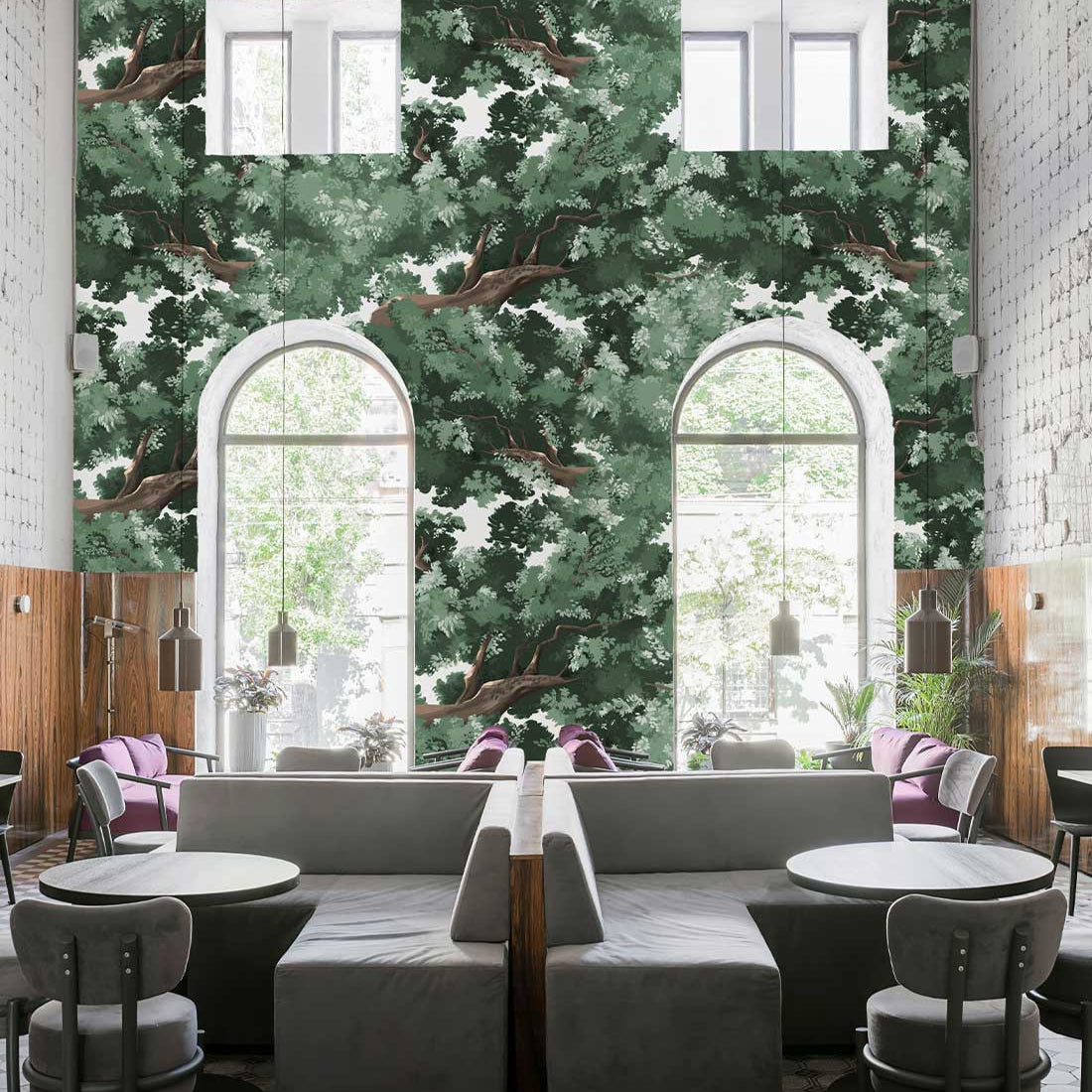 Papermint Bushu Wall Mural | Veer Décor