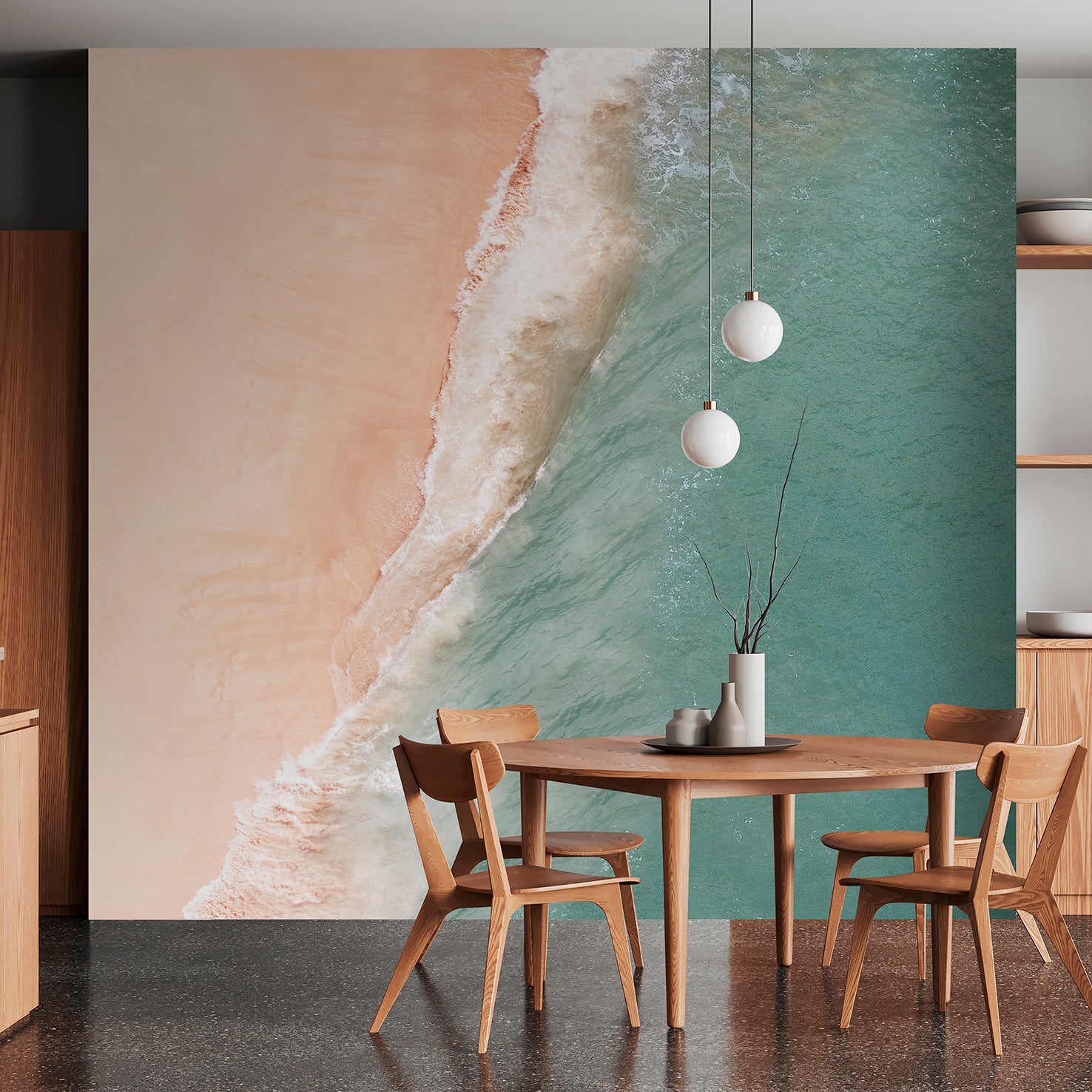 Shoreline Serenity Wall Mural