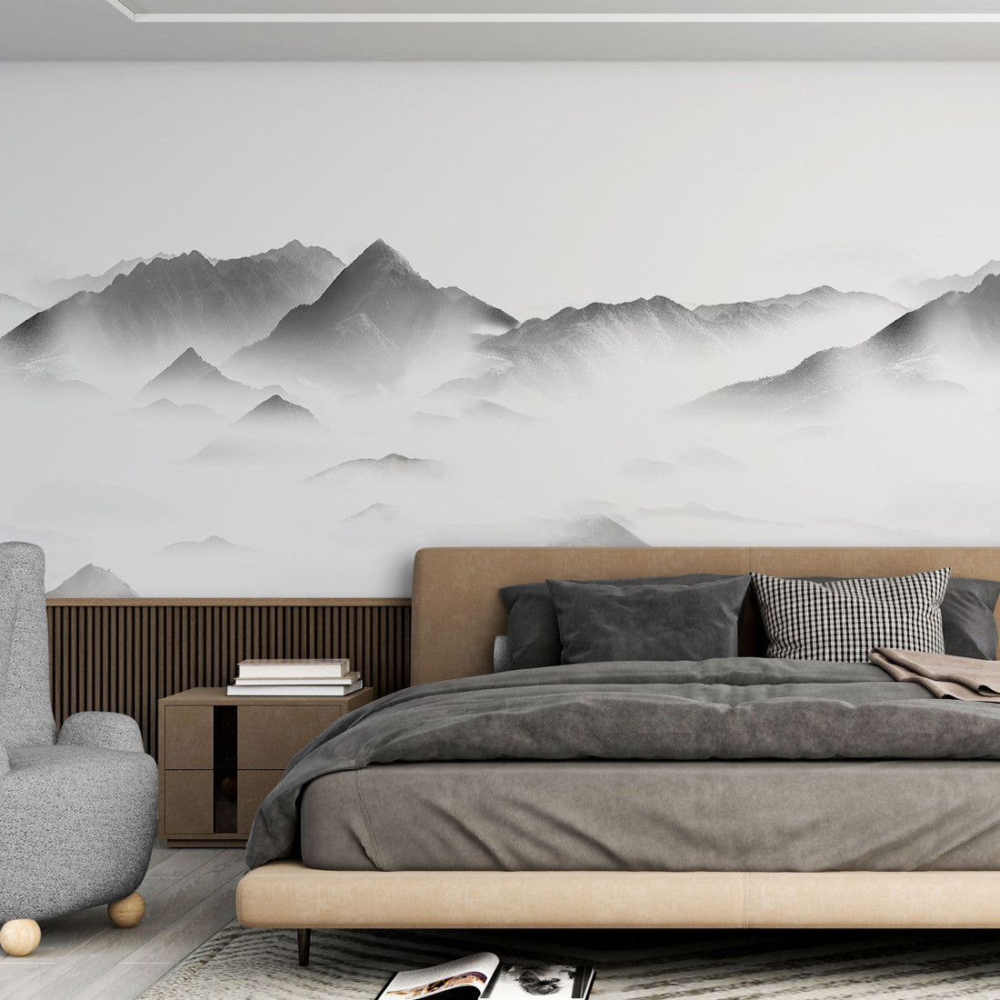 Mistice Wall Mural | Designer Wall Murals | Veer Decor