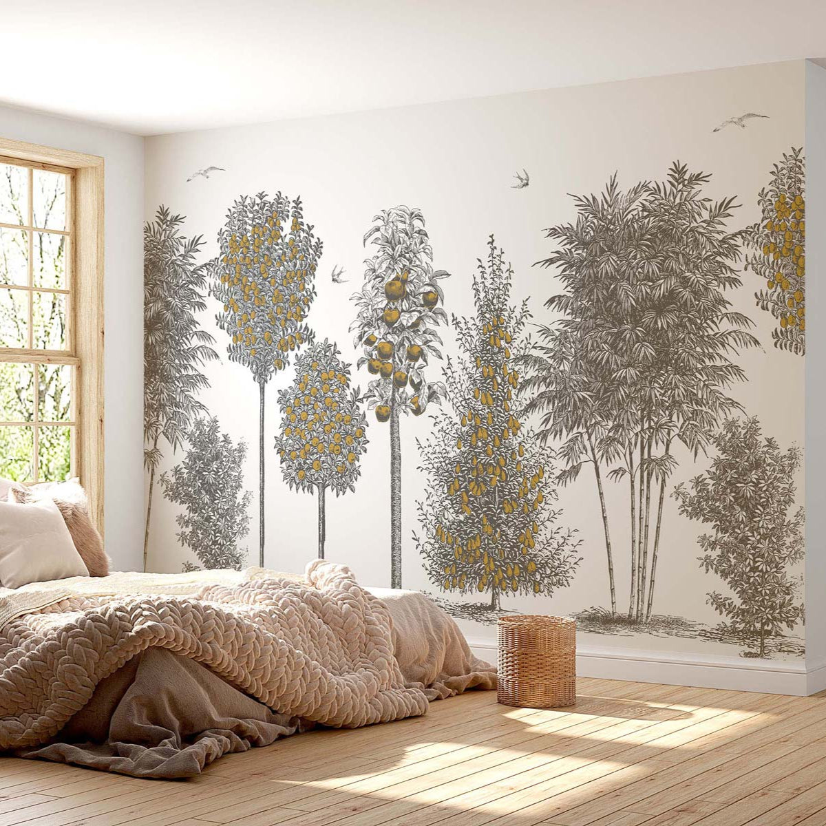 Orchards Wall Mural | Designer Wall Murals | Veer Decor