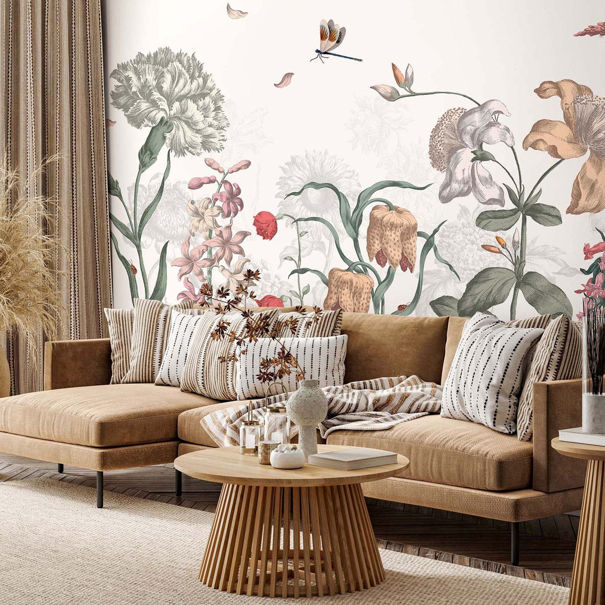 English Garden Wall Mural | Designer Wall Murals | Veer Decor
