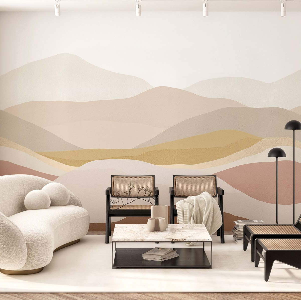 The Hills Wall Mural | Designer Wall Murals | Veer Decor