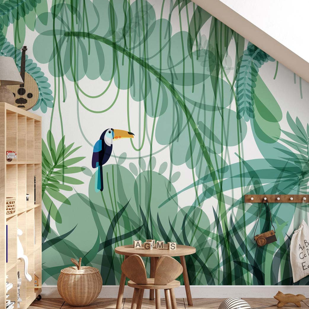 Toucan Wall Mural | Designer Wall Murals | Veer Decor